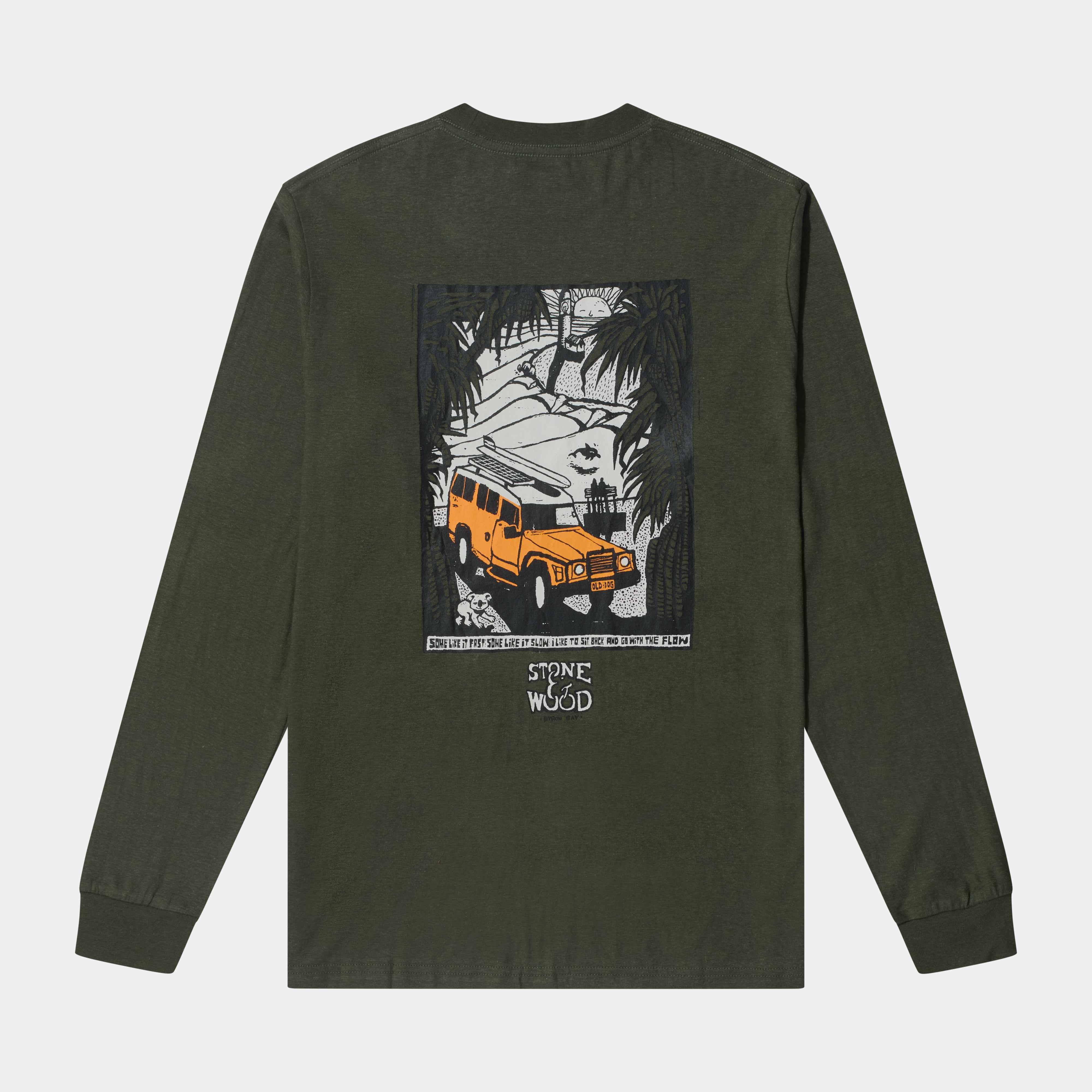 The Bay Hemp Long Sleeve Tee - Green – Stone & Wood Brewing Co